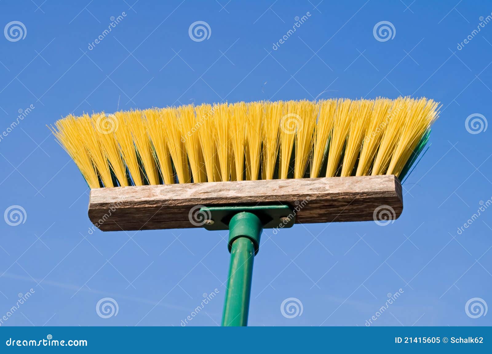 Yellow broom stock image. Image of blue, detail, besom - 21415605