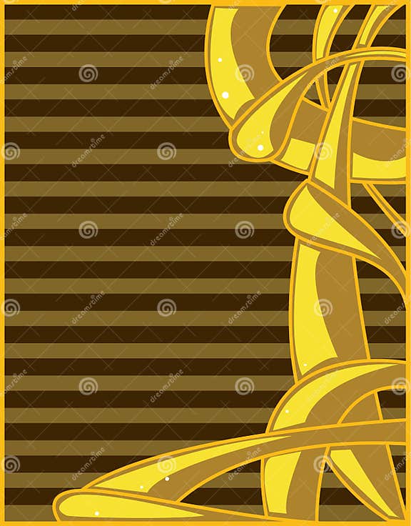 Yellow Brown Abstract Background Stock Vector - Illustration of orange ...