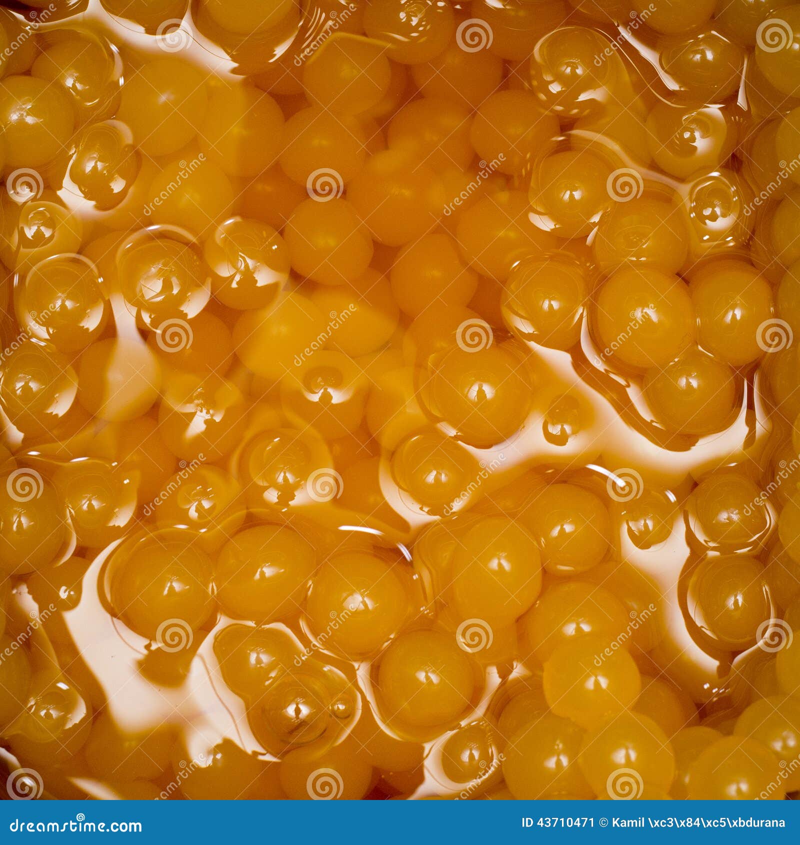 Yellow bubble tea bubbles stock image. Image of colour - 43710471