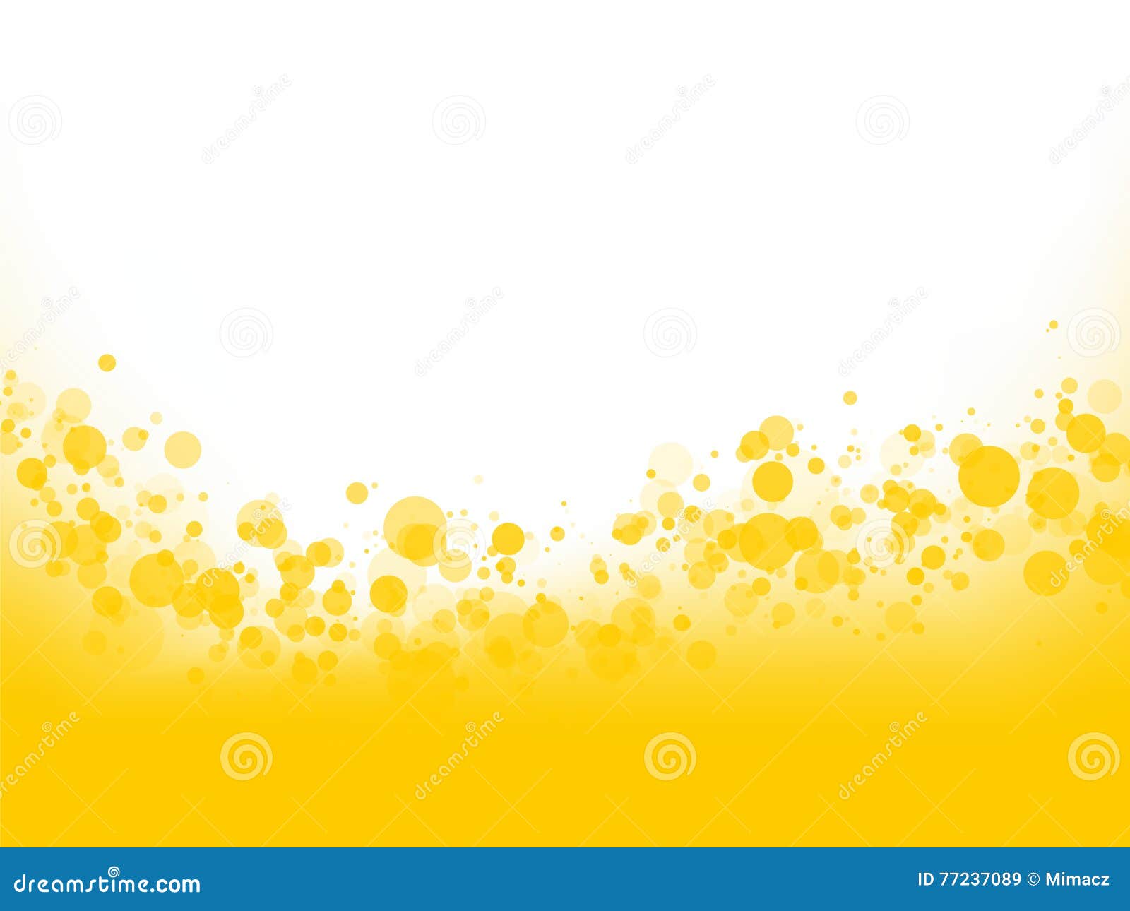 Yellow Bubbles Of Air Gas In Water On A White Background. Water Bubble ...