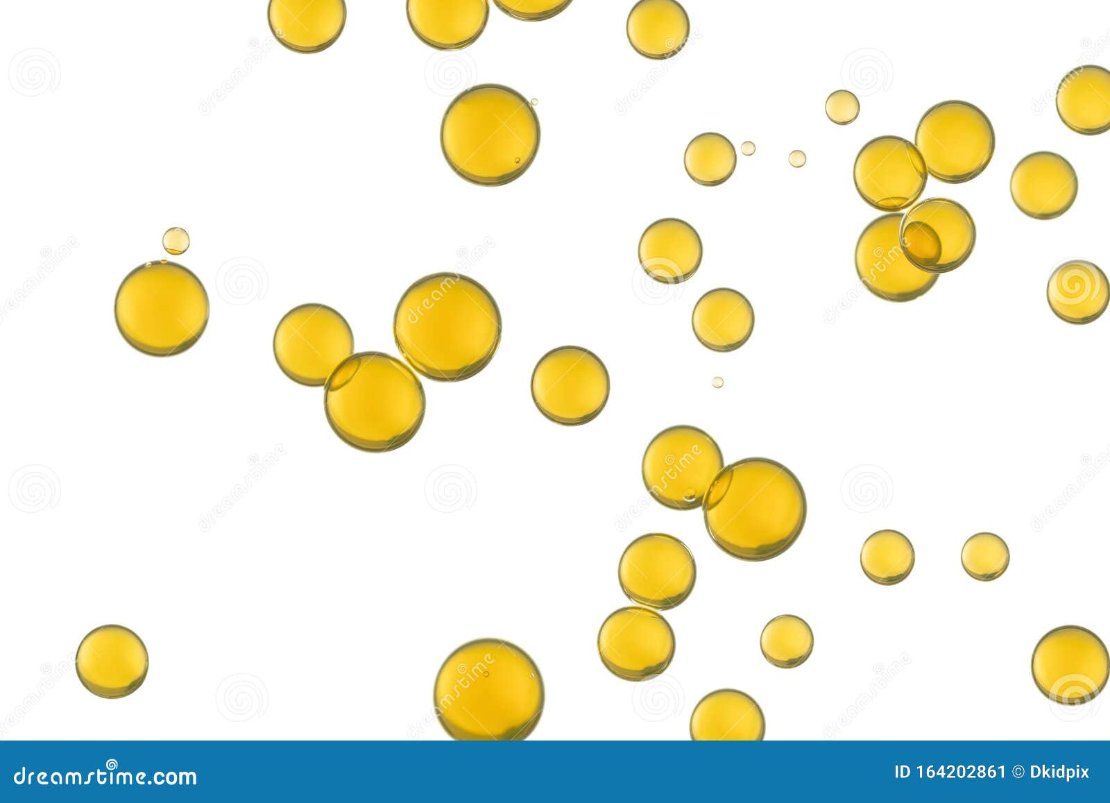 Yellow bubbles, over white stock image. Image of color - 164202861
