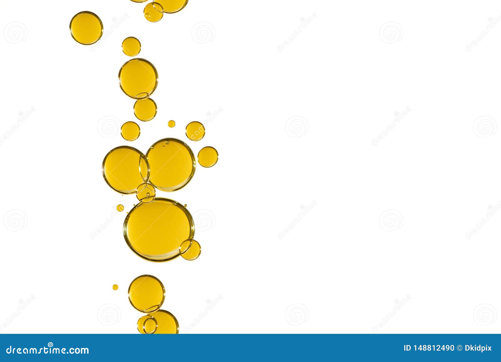 Golden Bubbles Flows Against the Surface Stock Photo - Image of alcohol ...