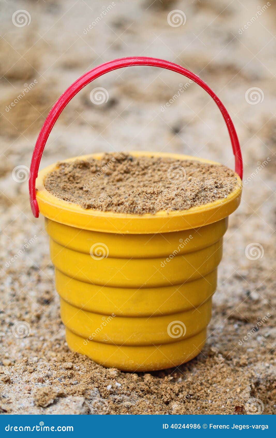 Yellow Bucket stock photo. Image of difficult, concentrated - 40244986