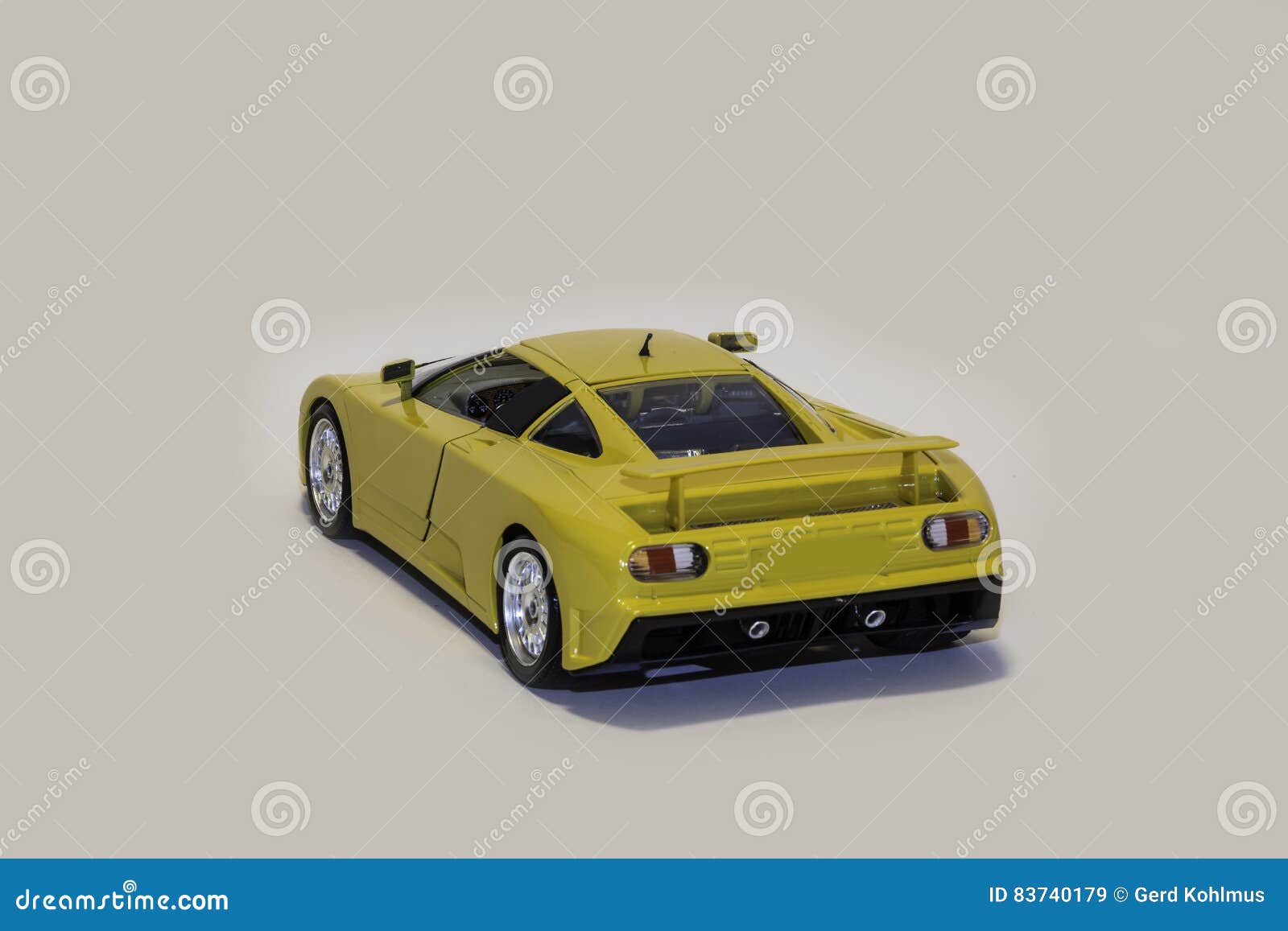 Yellow Bugatti EB 110 stock image. Image of race, view - 83740179