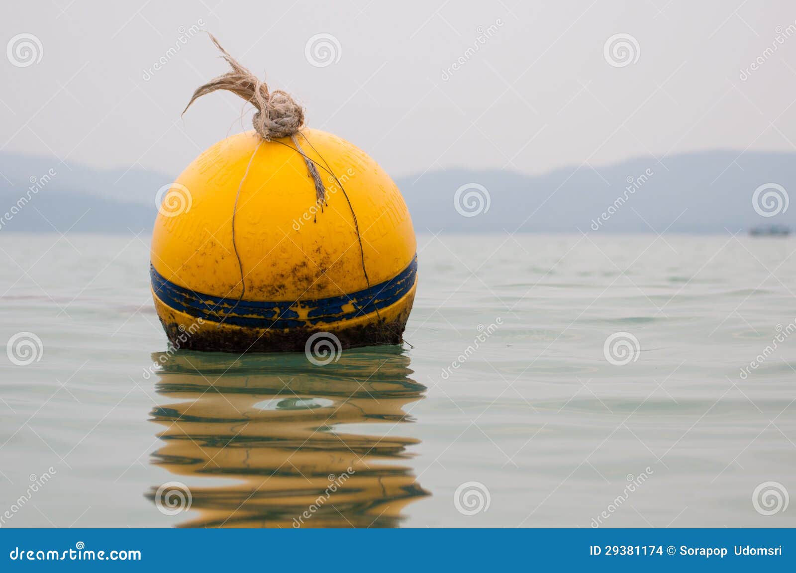 Yellow Buoy floats stock photo. Image of holy, float - 29381174