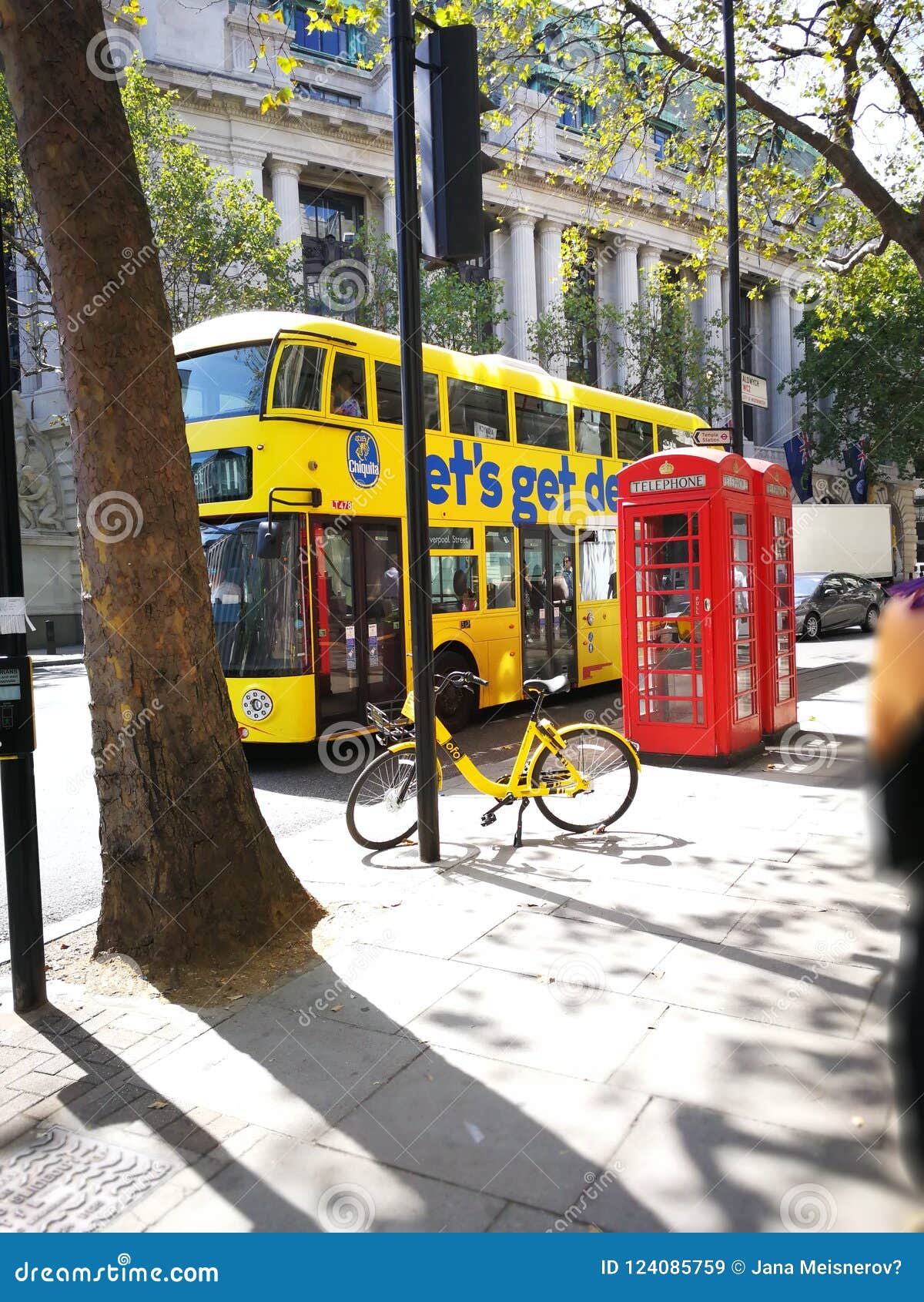 Yellow bus editorial stock image. Image of banana, yellow - 124085759