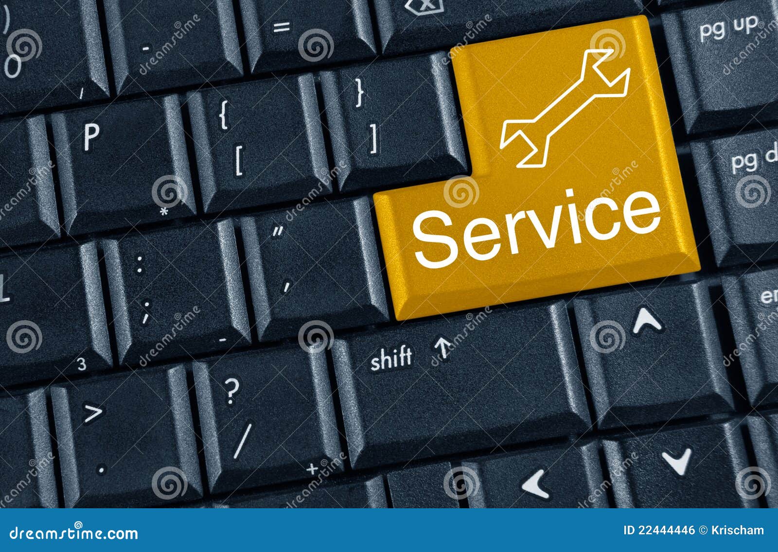 Yellow button service stock photo. Image of conceptual - 22444446