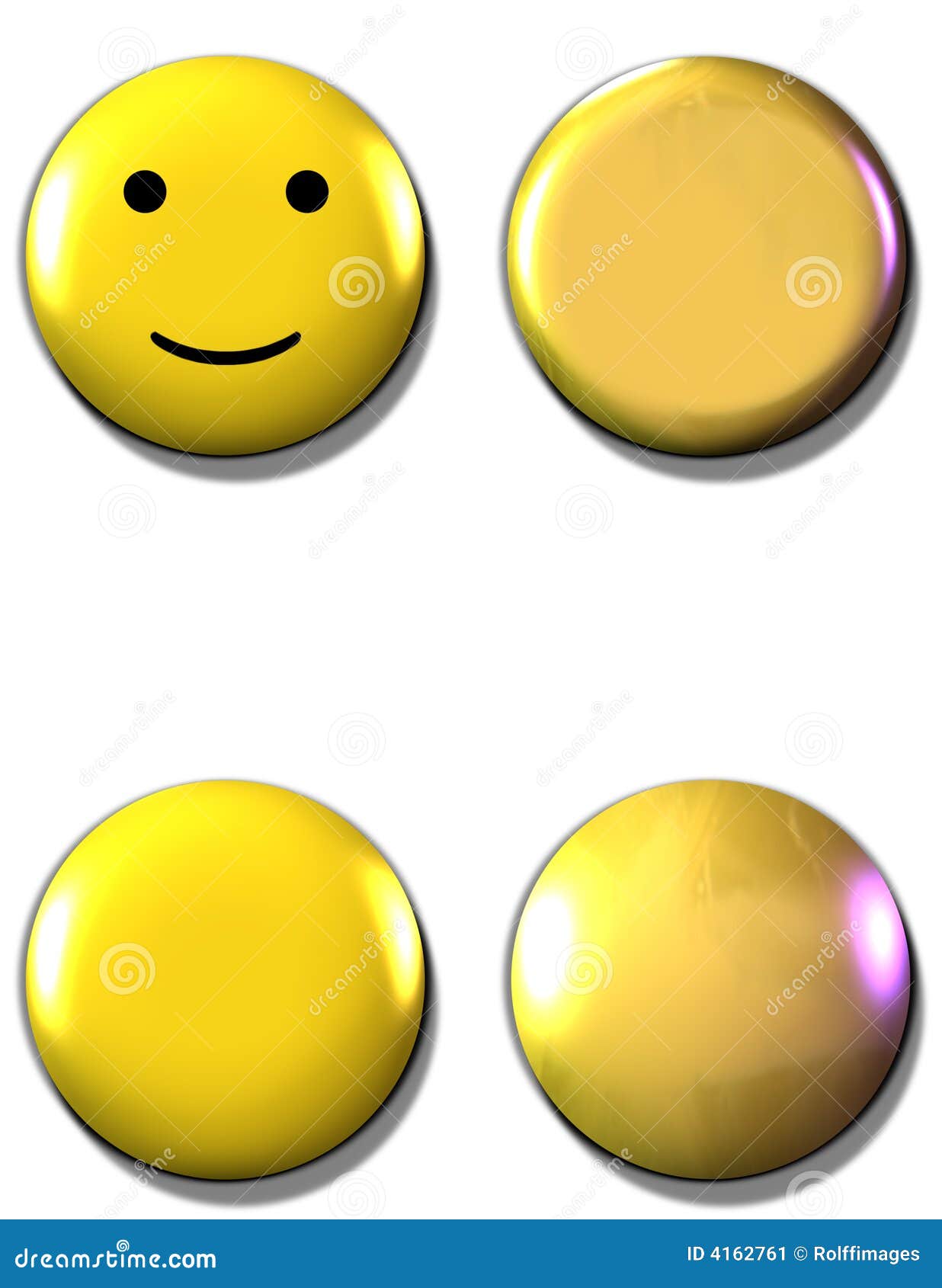 Yellow Buttons stock illustration. Illustration of badge - 4162761