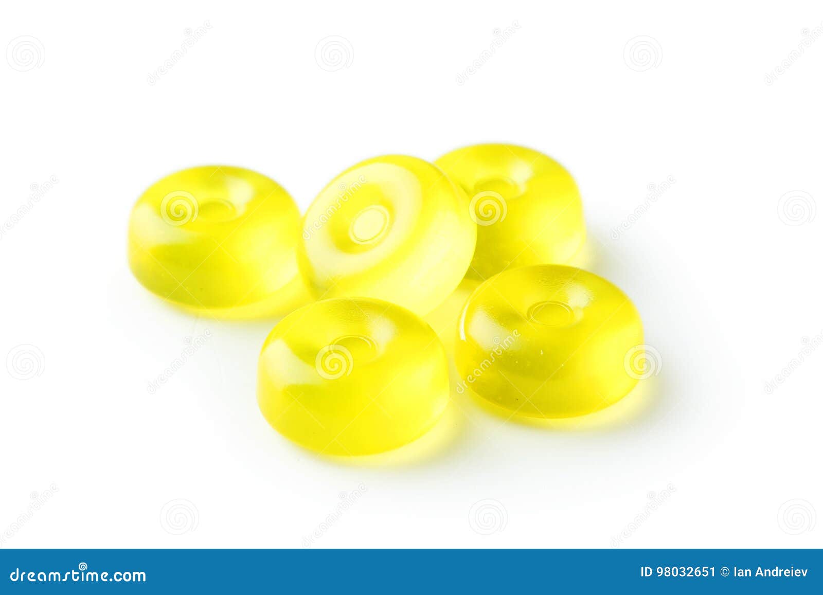 Yellow candies stock image. Image of treat, assortment - 98032651