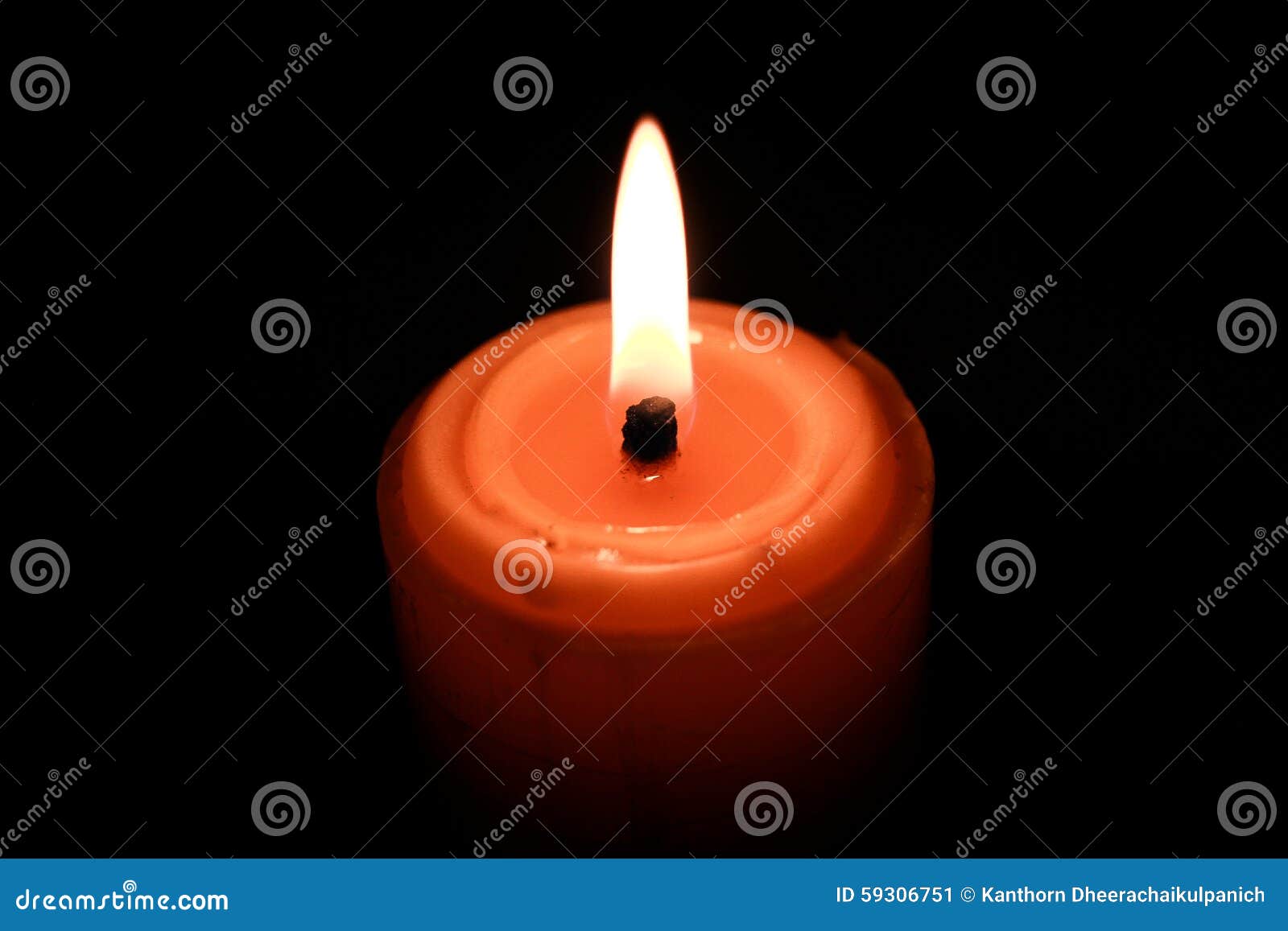 Yellow Candle stock image. Image of hopefull, ceremony - 59306751