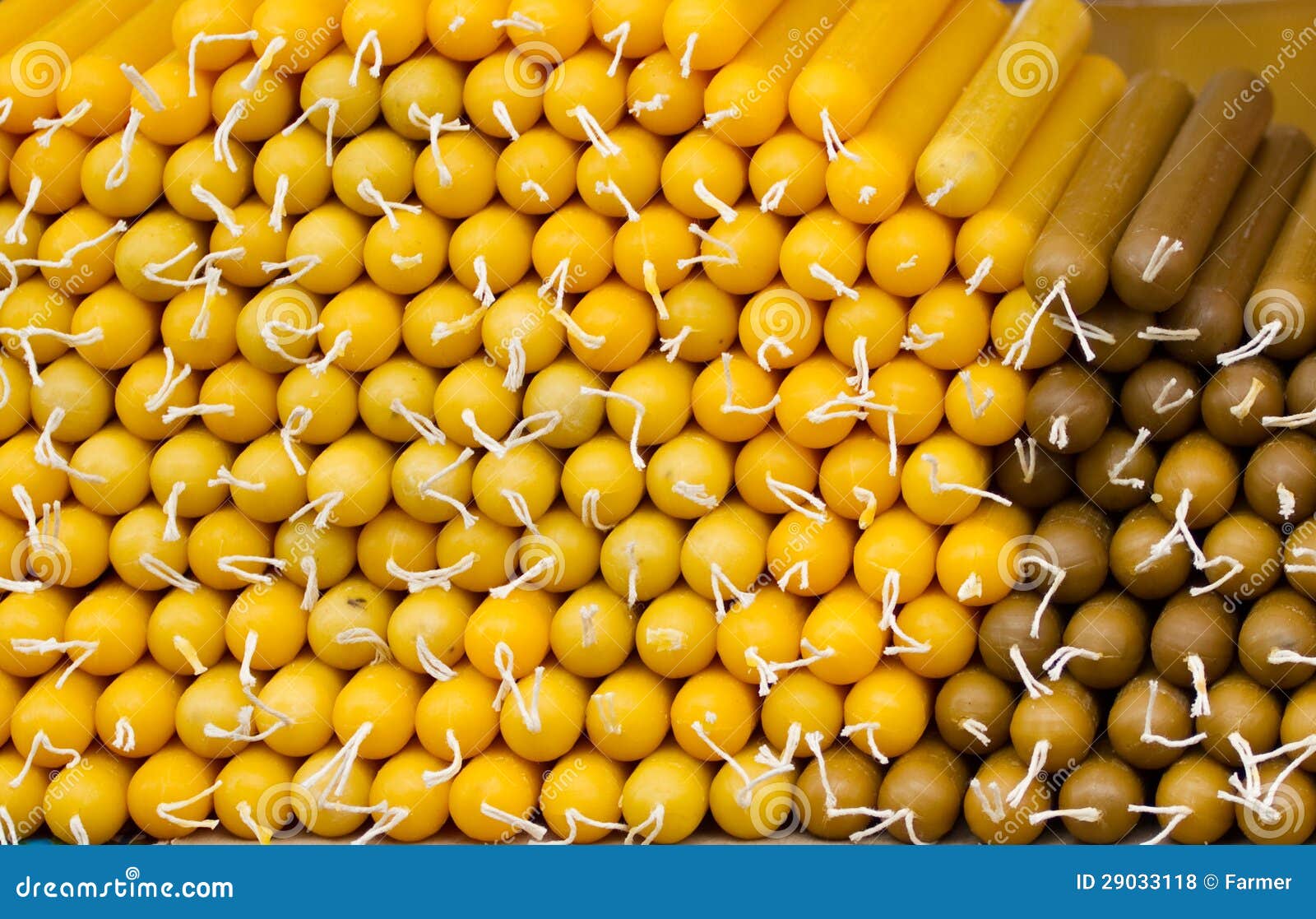 Yellow candles . stock photo. Image of ukraine, candle - 29033118