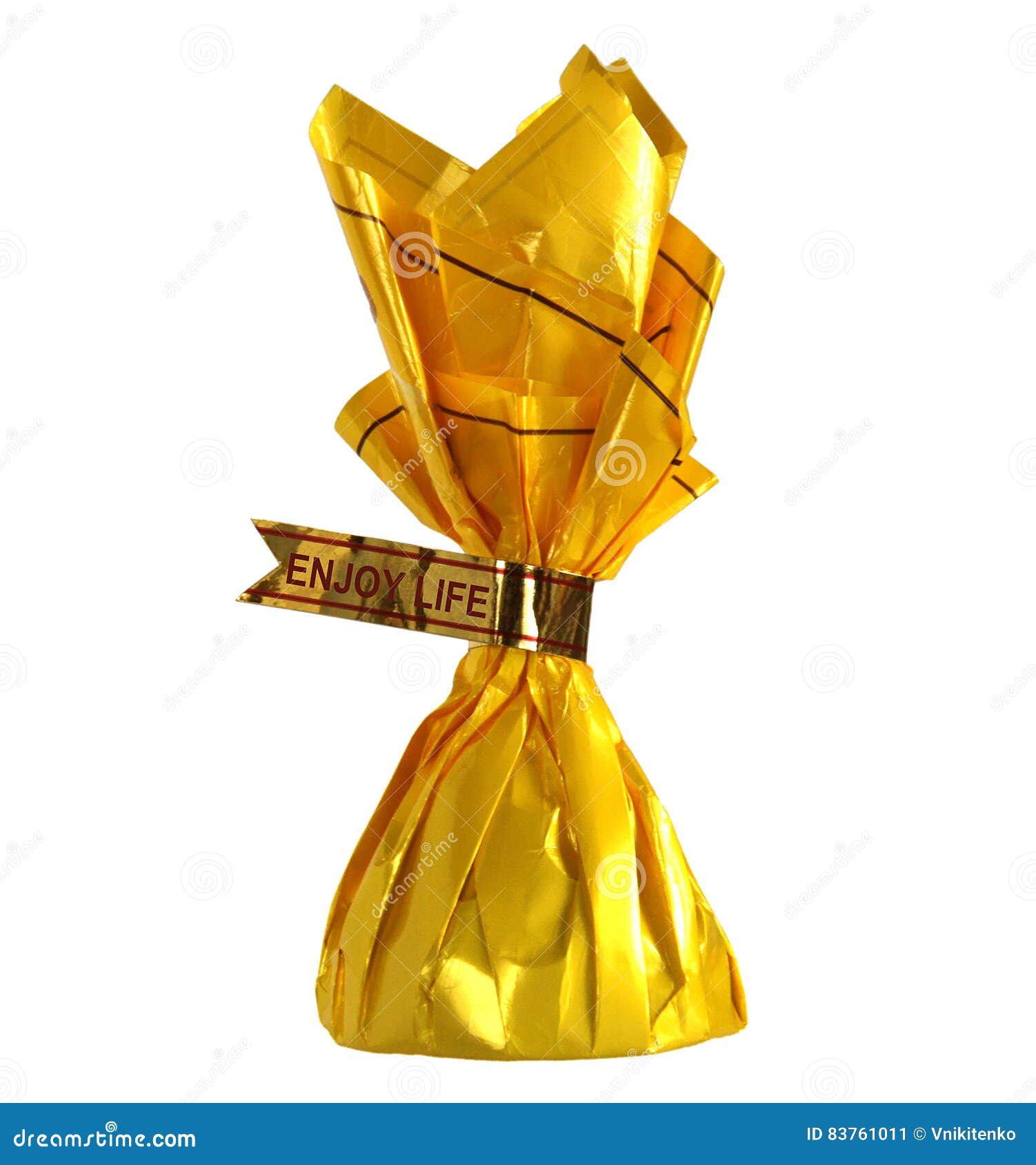Yellow candy wrapper stock image. Image of confectionary - 83761011