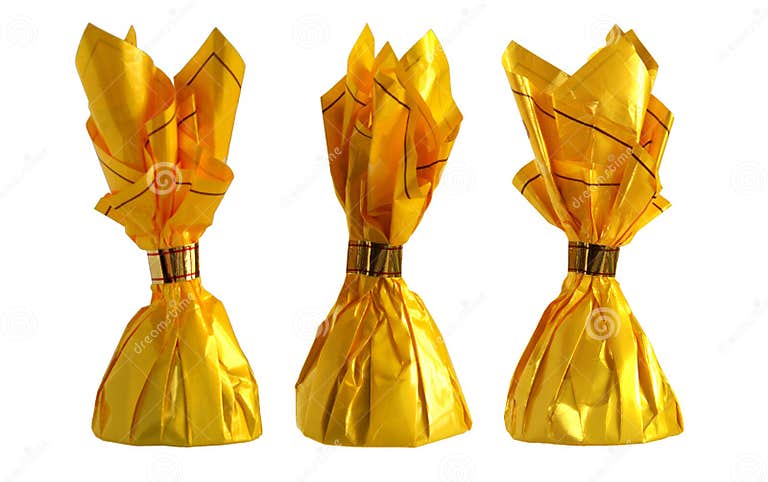 Yellow candy wrapper stock image. Image of decorative - 83762109