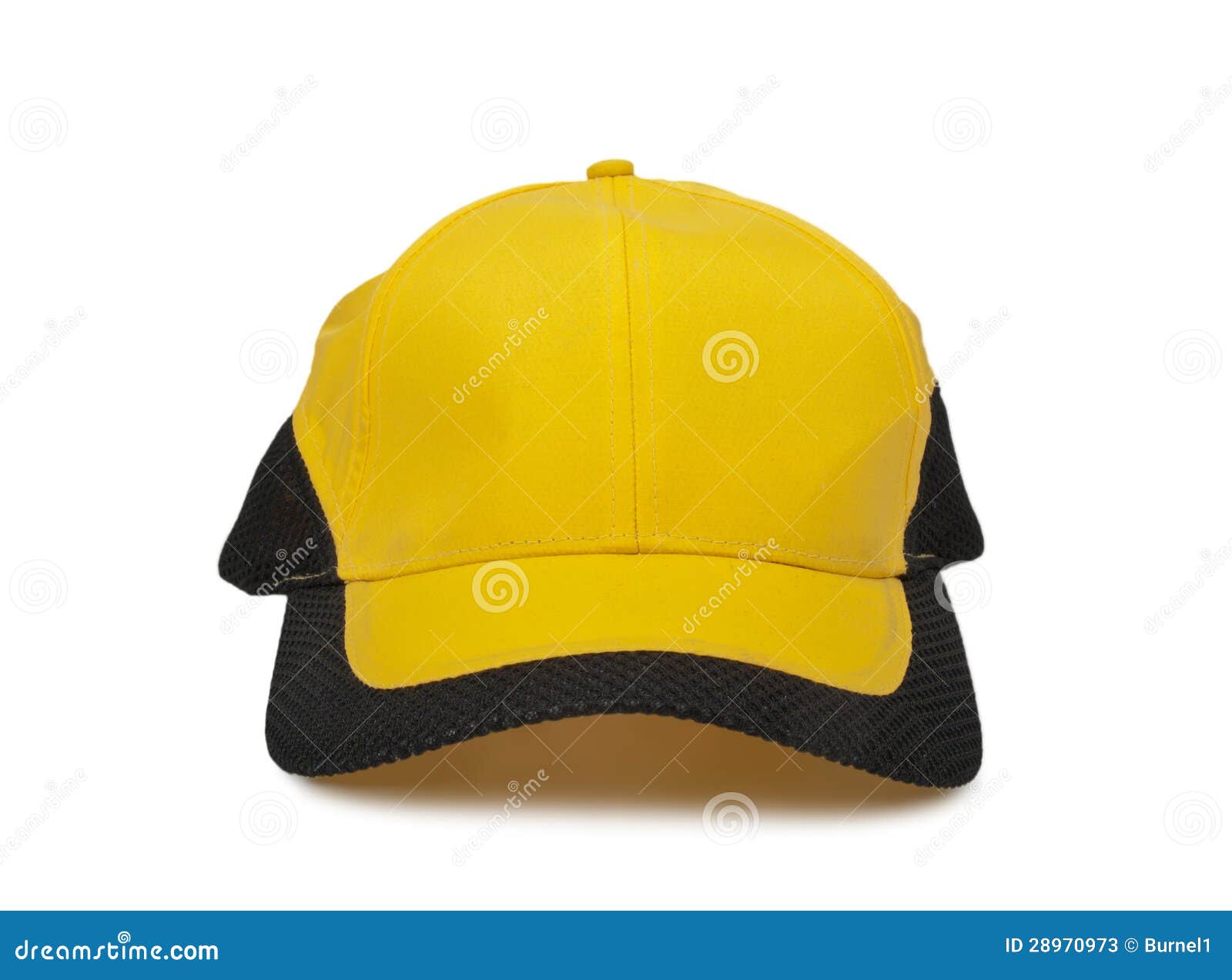 Yellow cap stock image. Image of protection, outside - 28970973