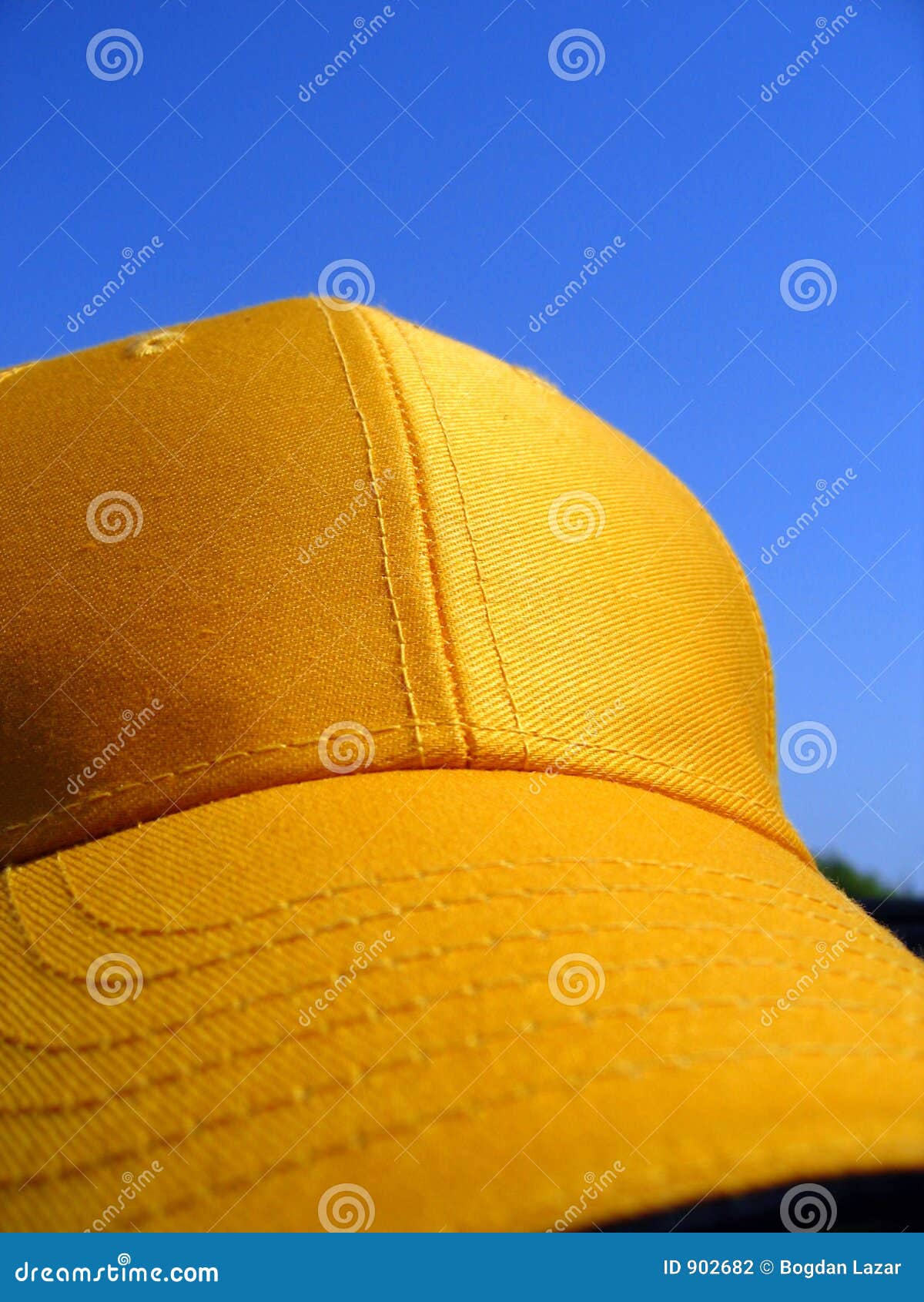 Yellow cap stock photo. Image of protection, detail, bright - 902682