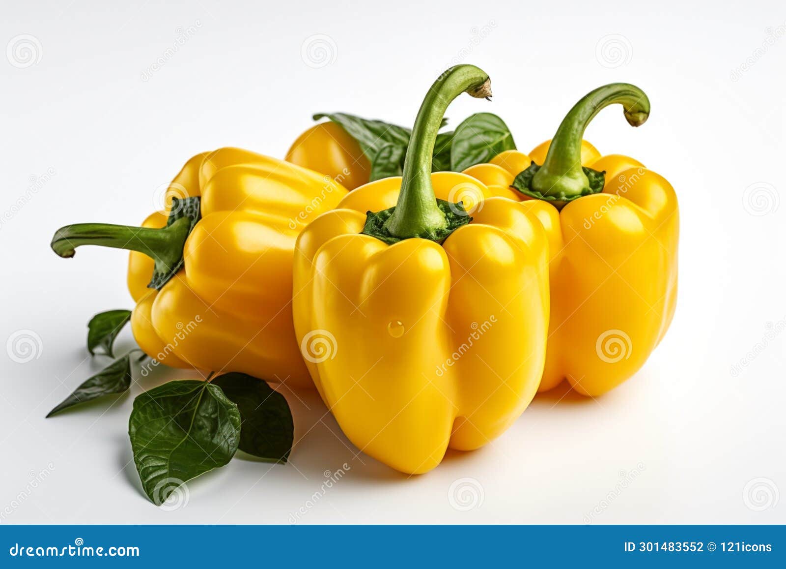 Yellow Capsicum stock illustration. Illustration of cutout - 301483552