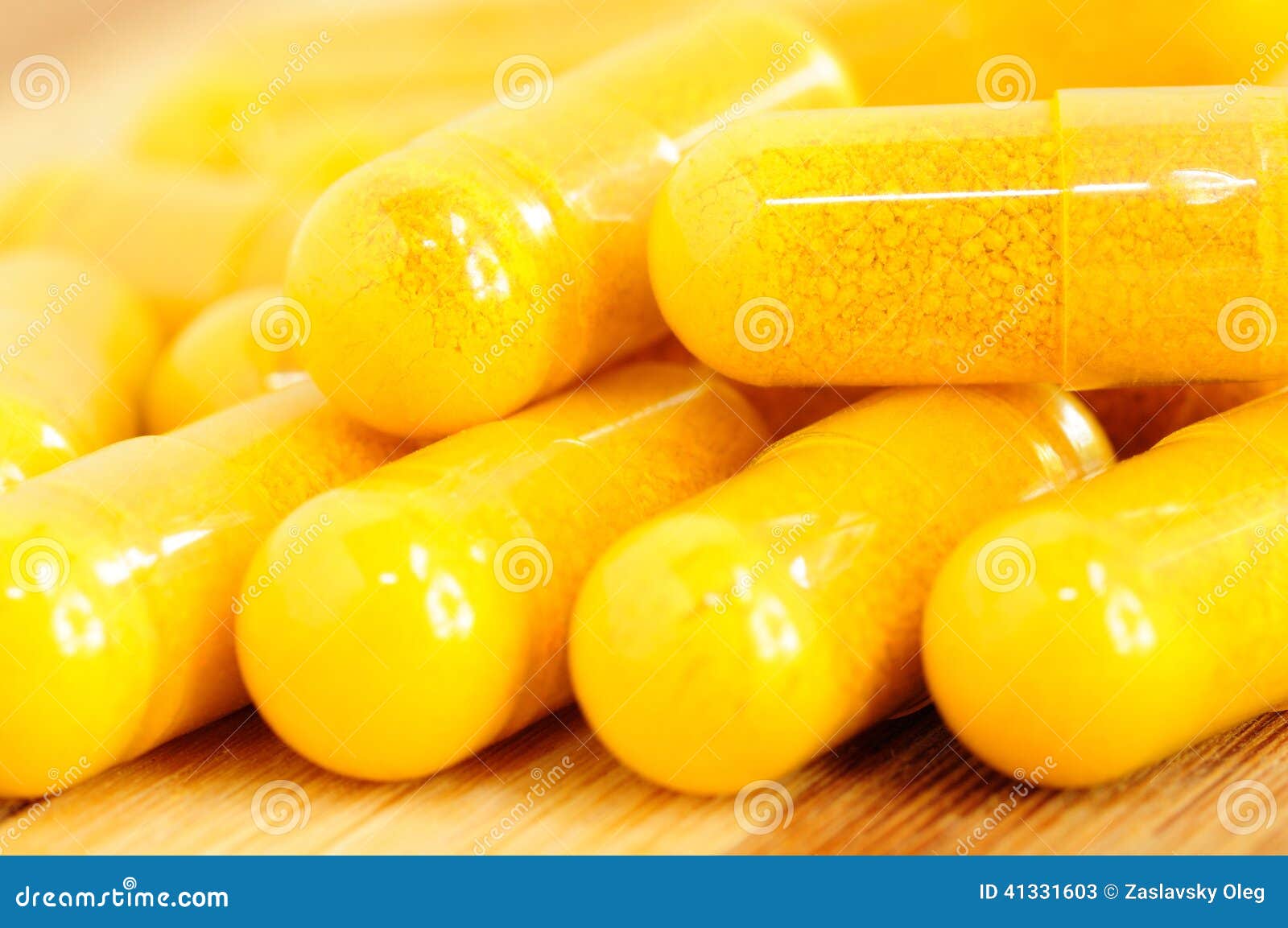 Yellow capsules. stock image. Image of healthy, health - 41331603