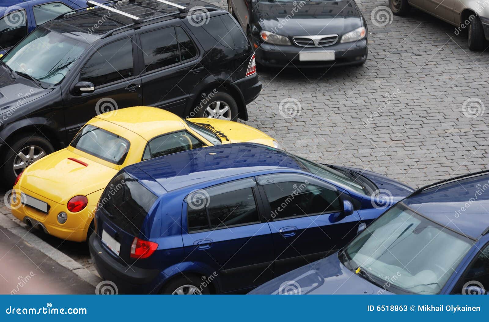 Yellow car stock image. Image of road, traffic, sidewalk - 6518863