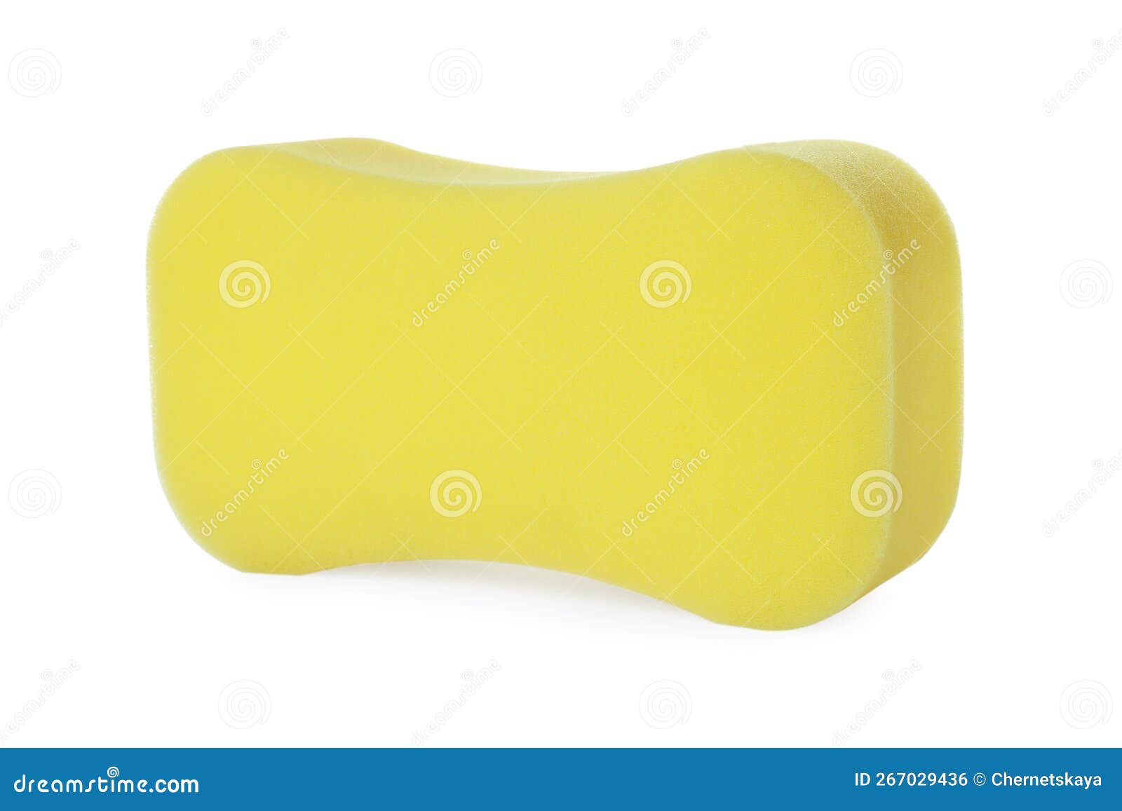 Yellow Car Wash Sponge Isolated on White Stock Photo - Image of washing ...