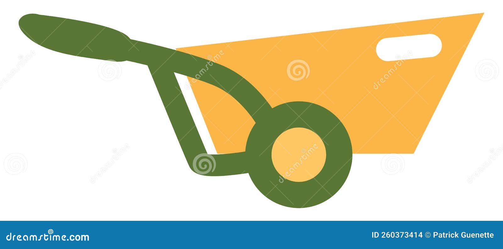 Yellow cart, icon stock vector. Illustration of online - 260373414