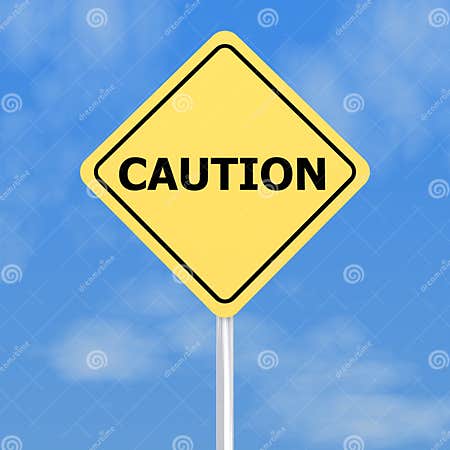 Yellow caution sign stock photo. Image of details, warning - 12166666