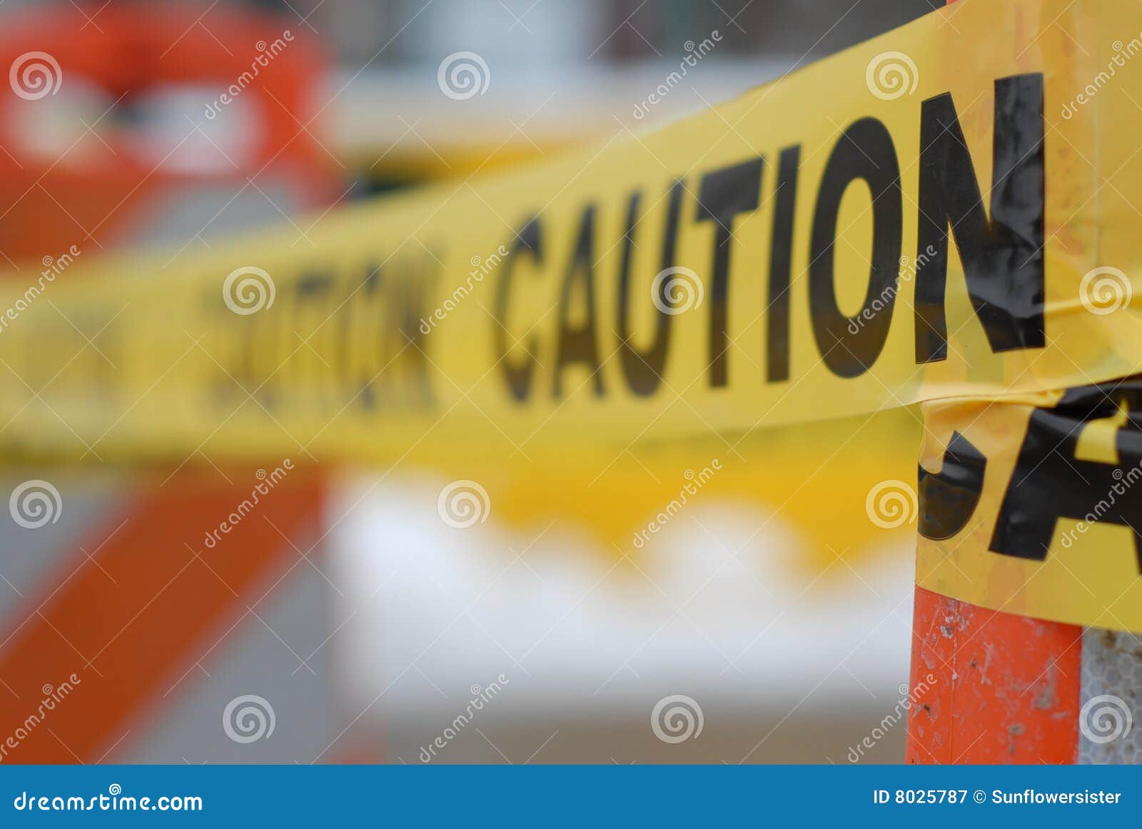 Yellow Caution Tape stock image. Image of officer, barrier - 8025787