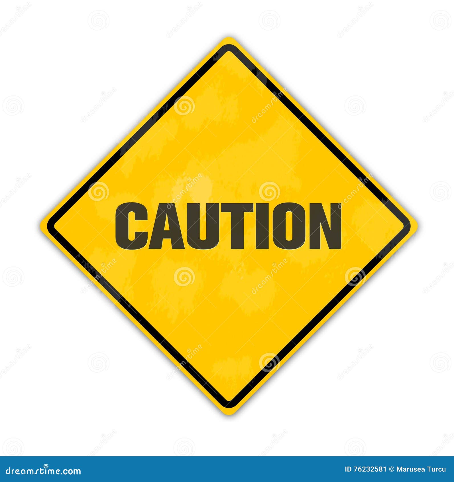 Yellow Caution Traffic Sign with Copyspace for Text Message Stock ... Yellow Caution Traffic Sign with Copyspace for Text Message Stock ...