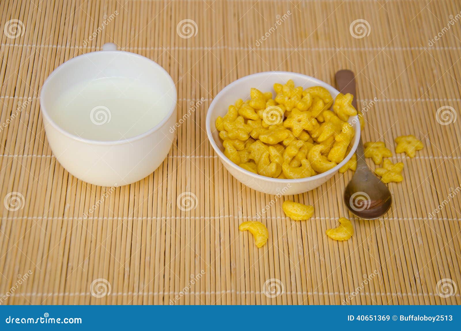 Yellow cereal stock image. Image of cereal, flake, delicious - 40651369