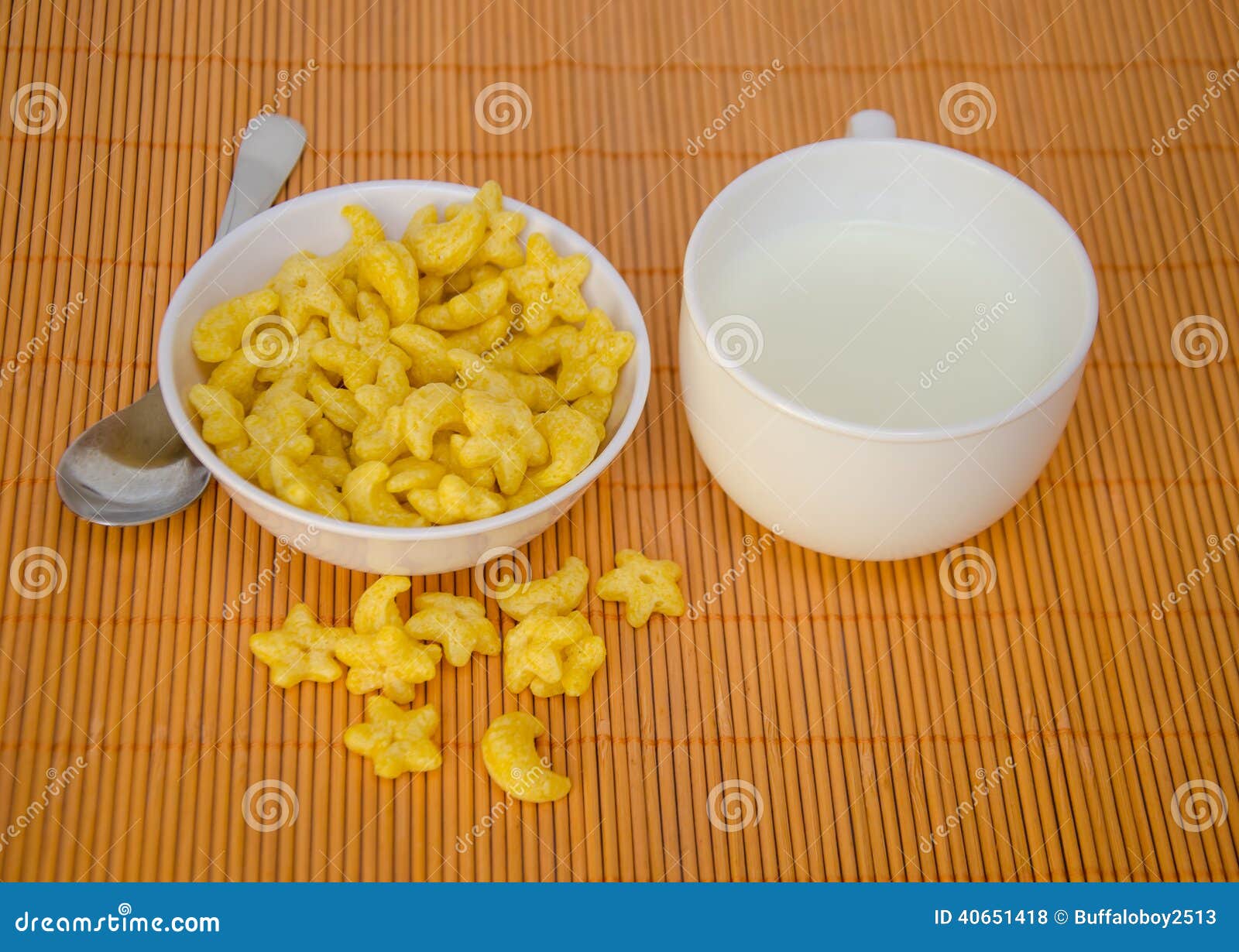 Yellow cereal stock photo. Image of cereals, health, organic - 40651418