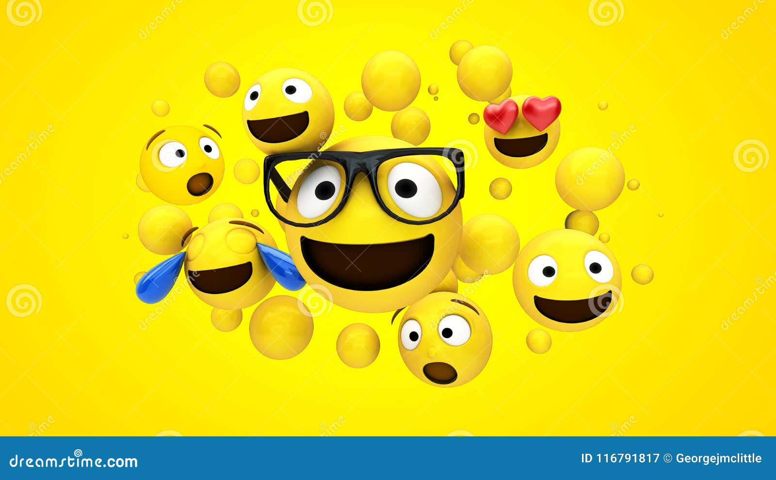 Yellow characters floating stock illustration. Illustration of business ...