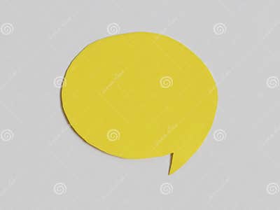 Yellow Chat Speech Icon : a Symbol and Concept for Talking and Message ...
