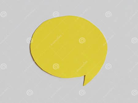 Yellow Chat Speech Icon : a Symbol and Concept for Talking and Message ...