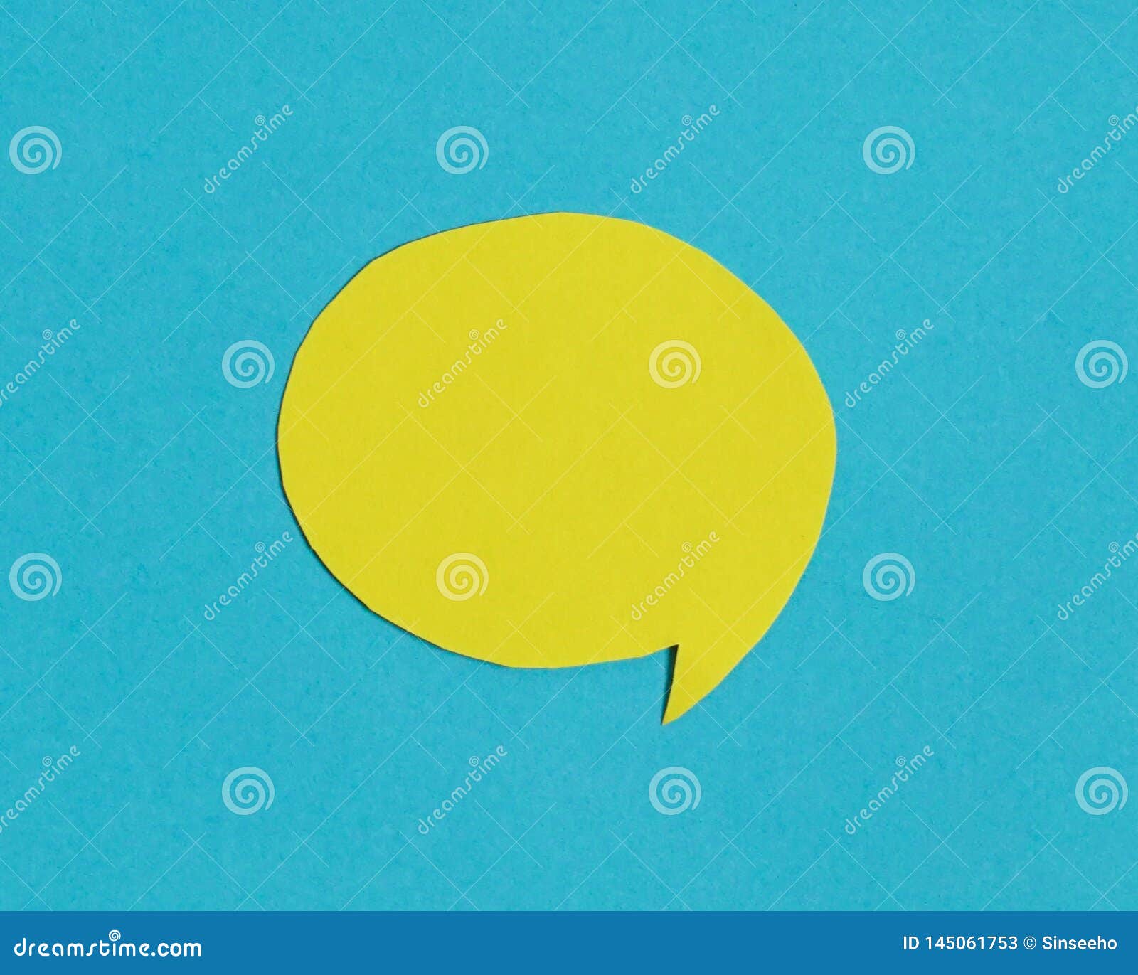 Yellow Chat Speech Icon : a Symbol and Concept for Talking and Message ...