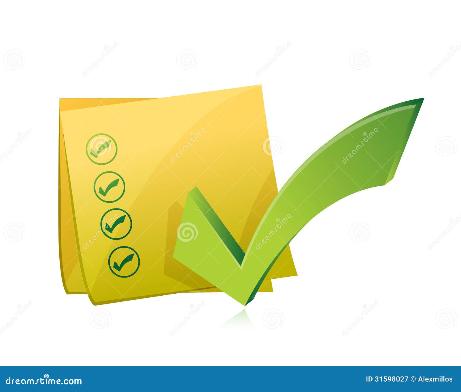 Yellow Check Mark Inside Circle Vector Logo Design Royalty-Free Stock ...