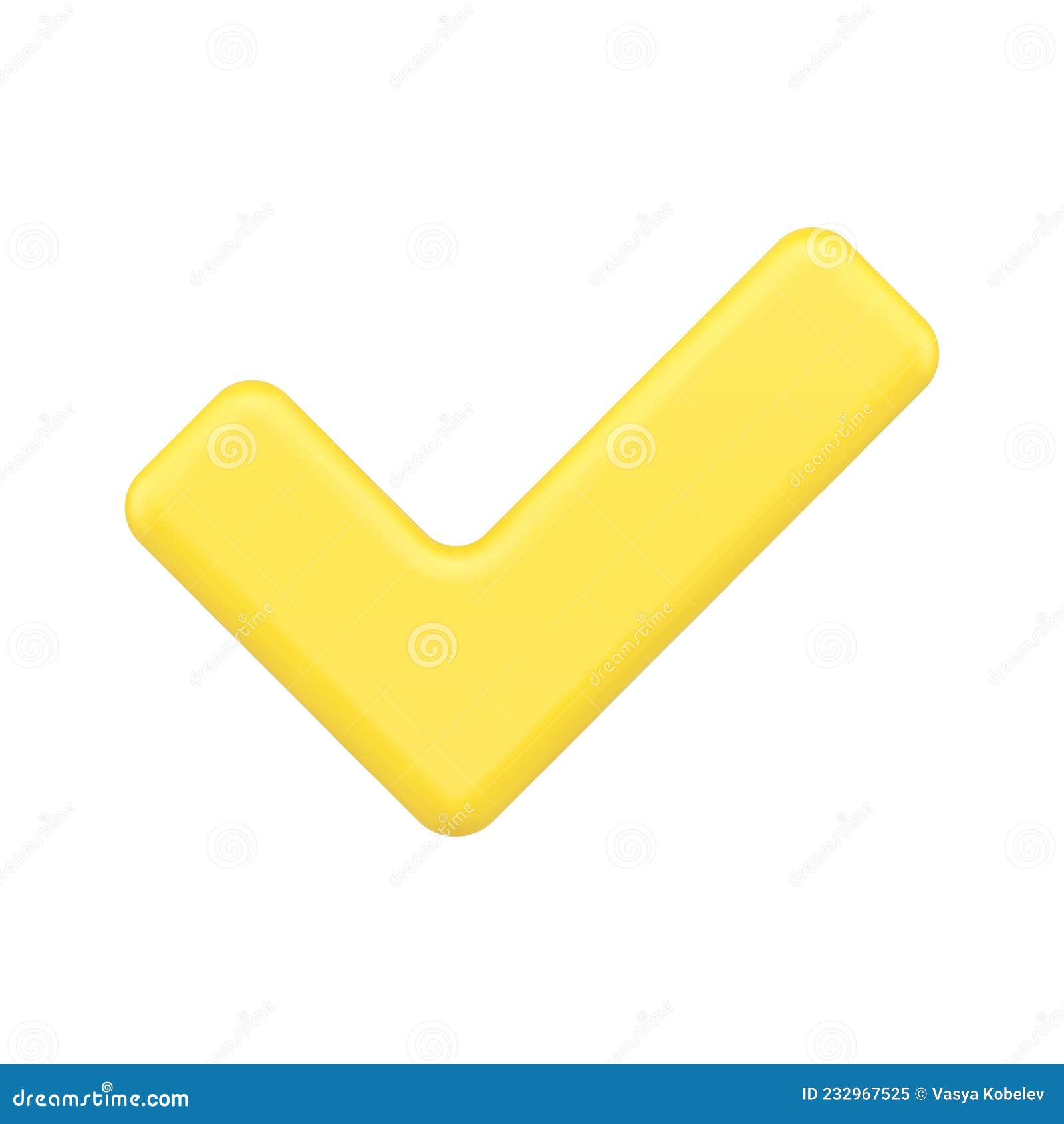 Consent Check Mark 3d Icon. Turquoise Symbol Of User Approval And Trust ...