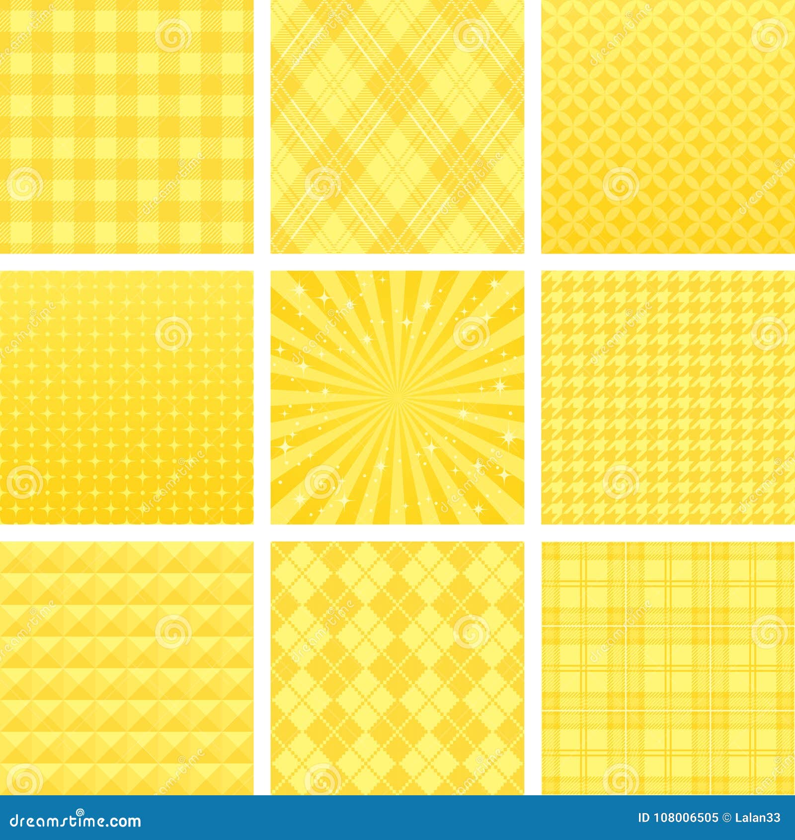 Yellow checked pattern. stock vector. Illustration of halloween - 108006505