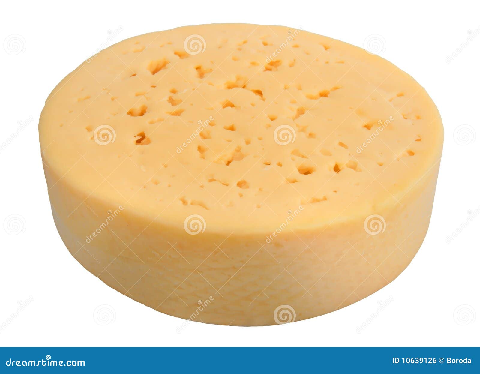 Yellow Cheese of Circle Form. Stock Photo - Image of ingredient ...
