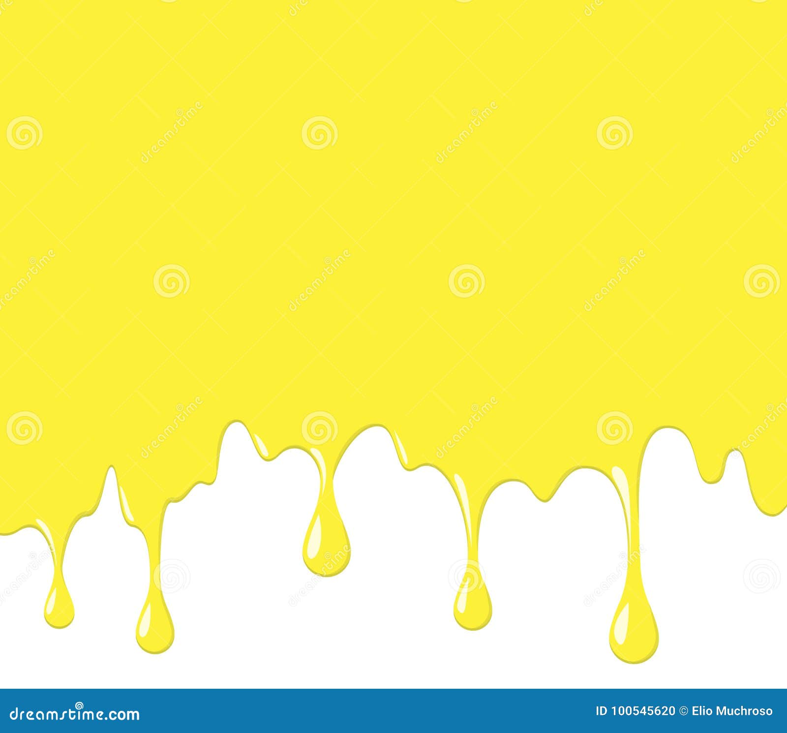 Yellow Cheese / Yellow Dripping Paint Stock Vector - Illustration of ...
