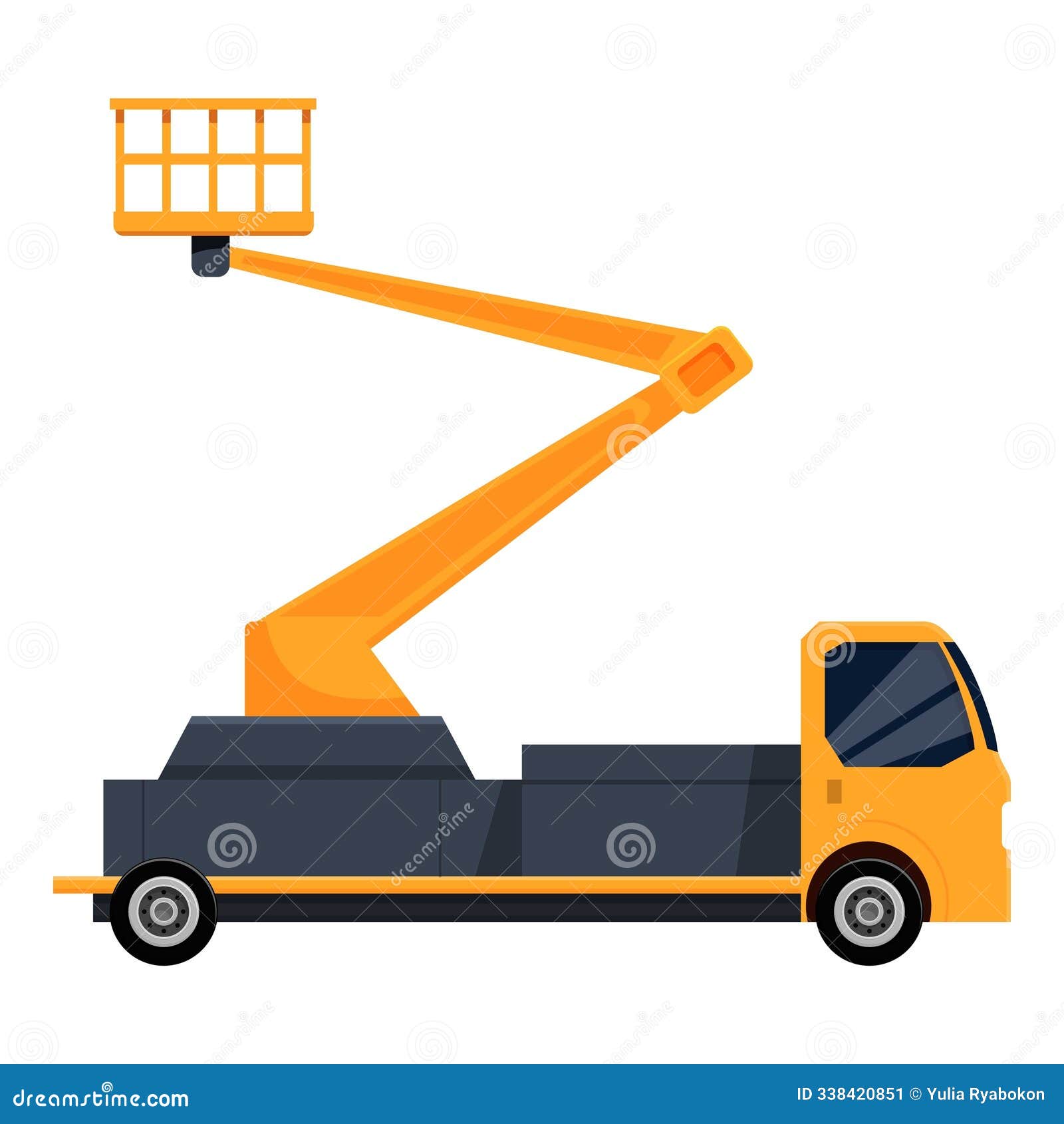 Lifting Of Construction Materials To Floors Of Building By Hoist ...