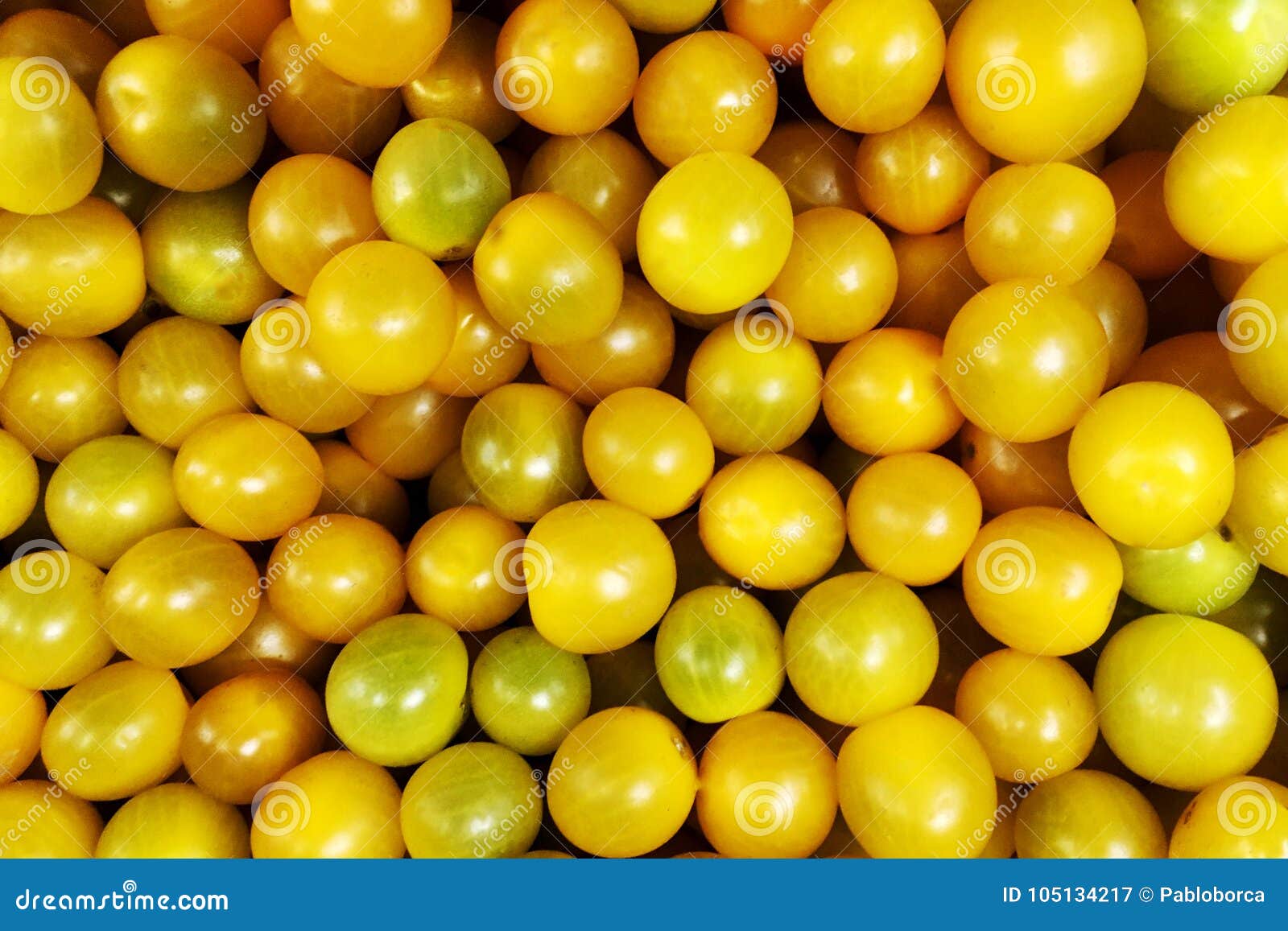 Yellow Cherry Tomato stock image. Image of fresh, ripe - 105134217