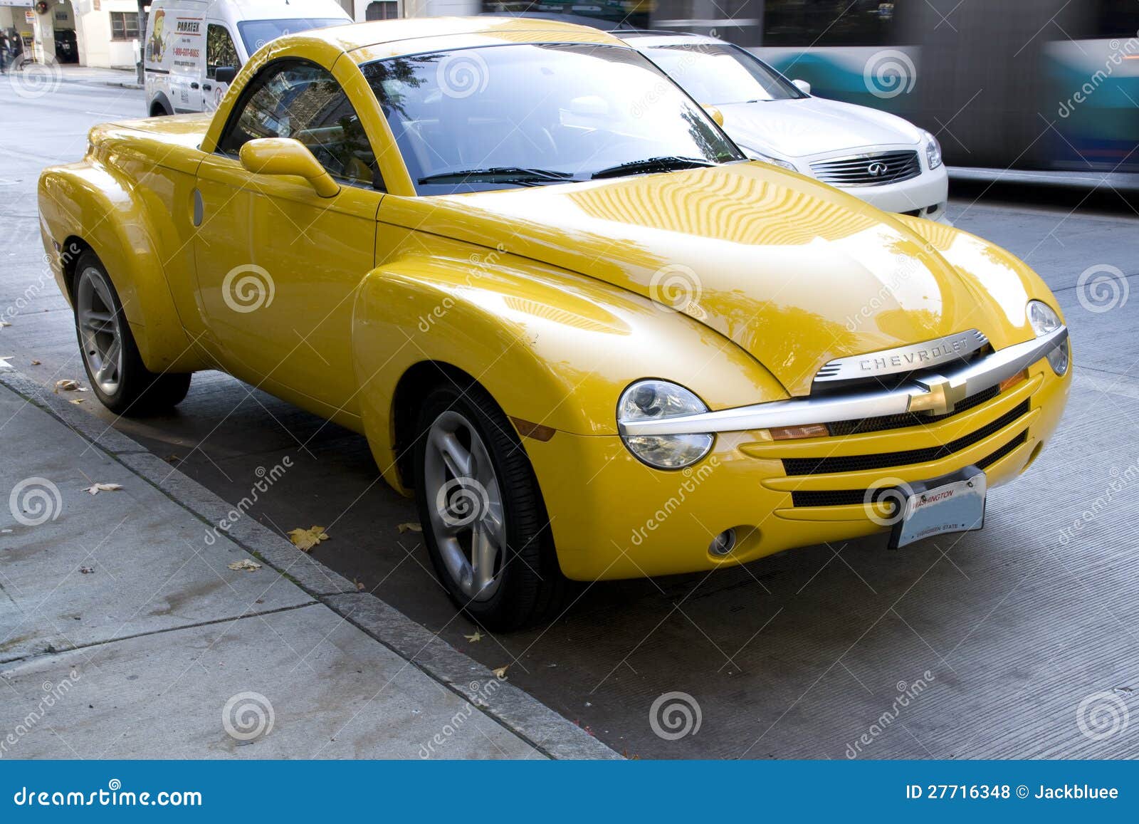 Yellow Chevrolet SSR editorial stock photo. Image of super - 27716348