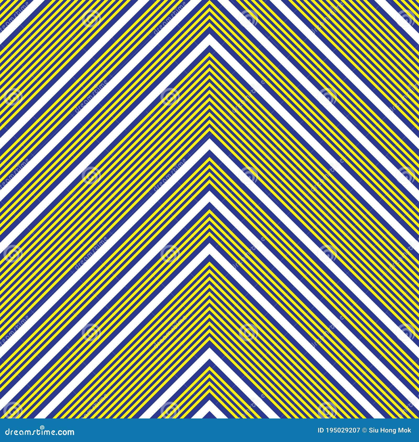 Yellow Chevron Diagonal Stripes Seamless Pattern Background Stock ...