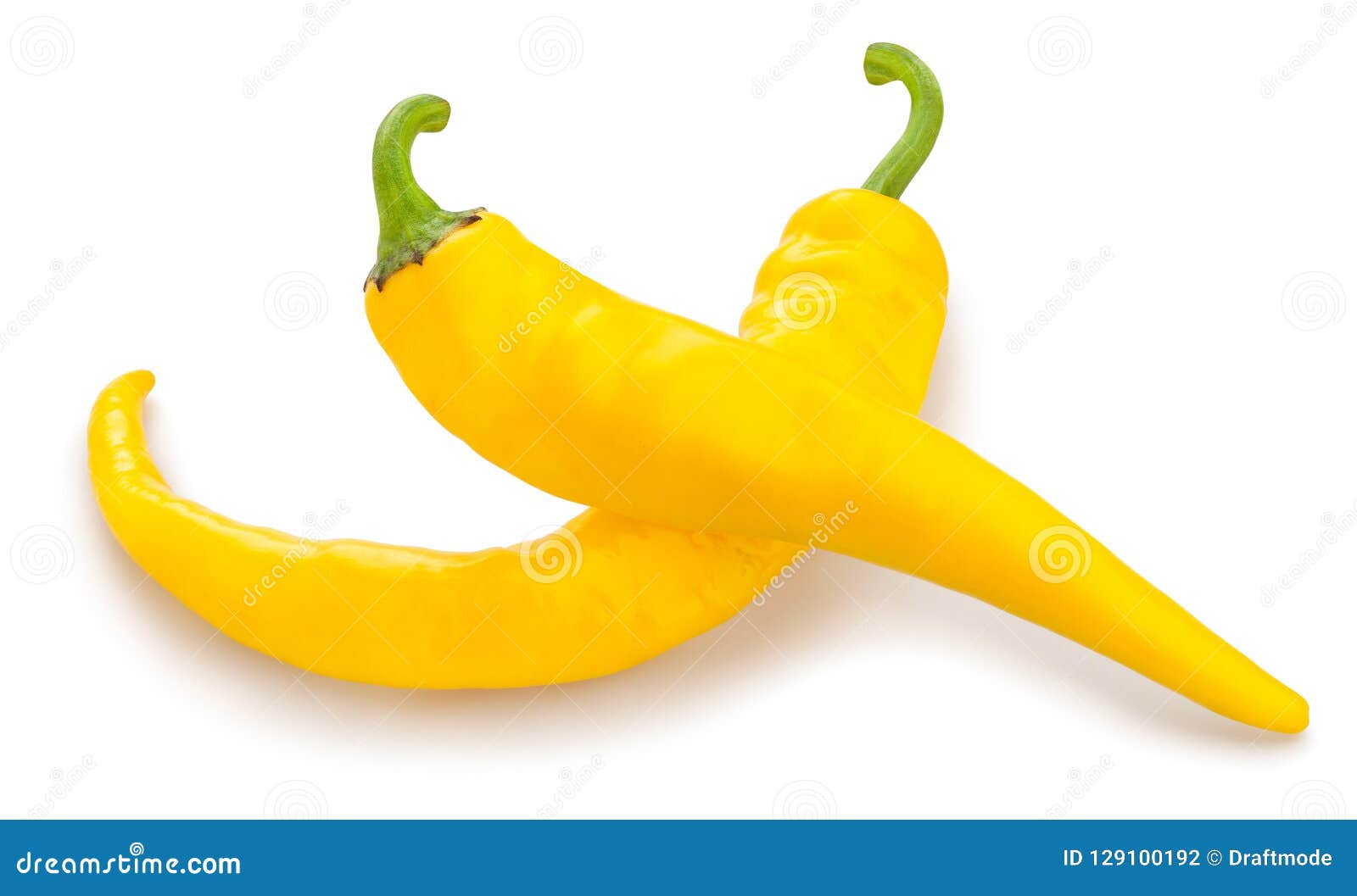 Yellow chilli pepper stock photo. Image of chilli, food - 129100192