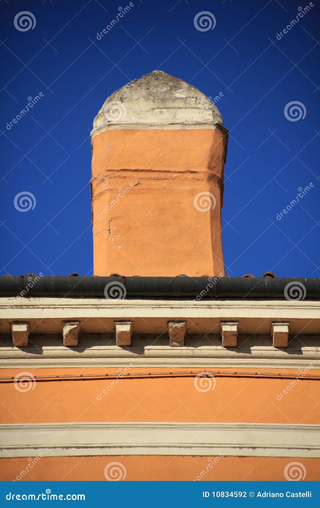Yellow chimney stock photo. Image of palace, stone, gutter - 10834592