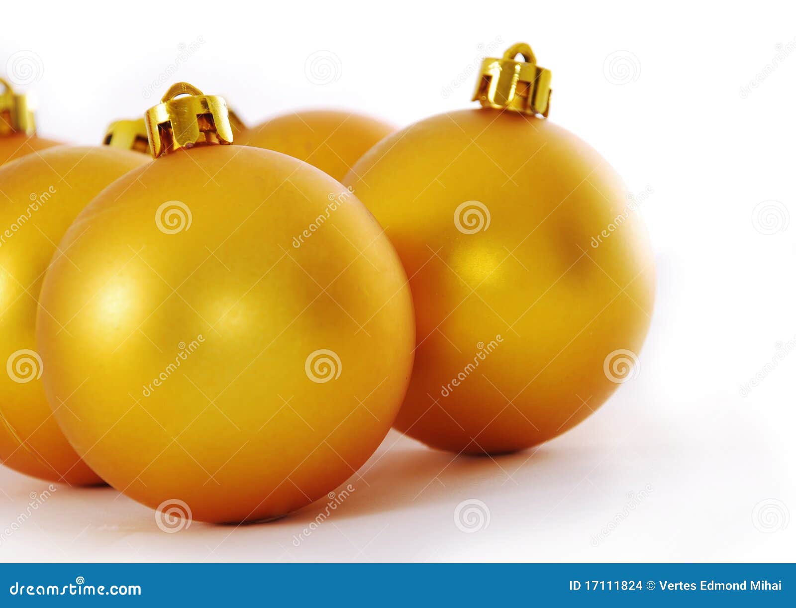Yellow christmas ball stock photo. Image of yellow, ornate - 17111824