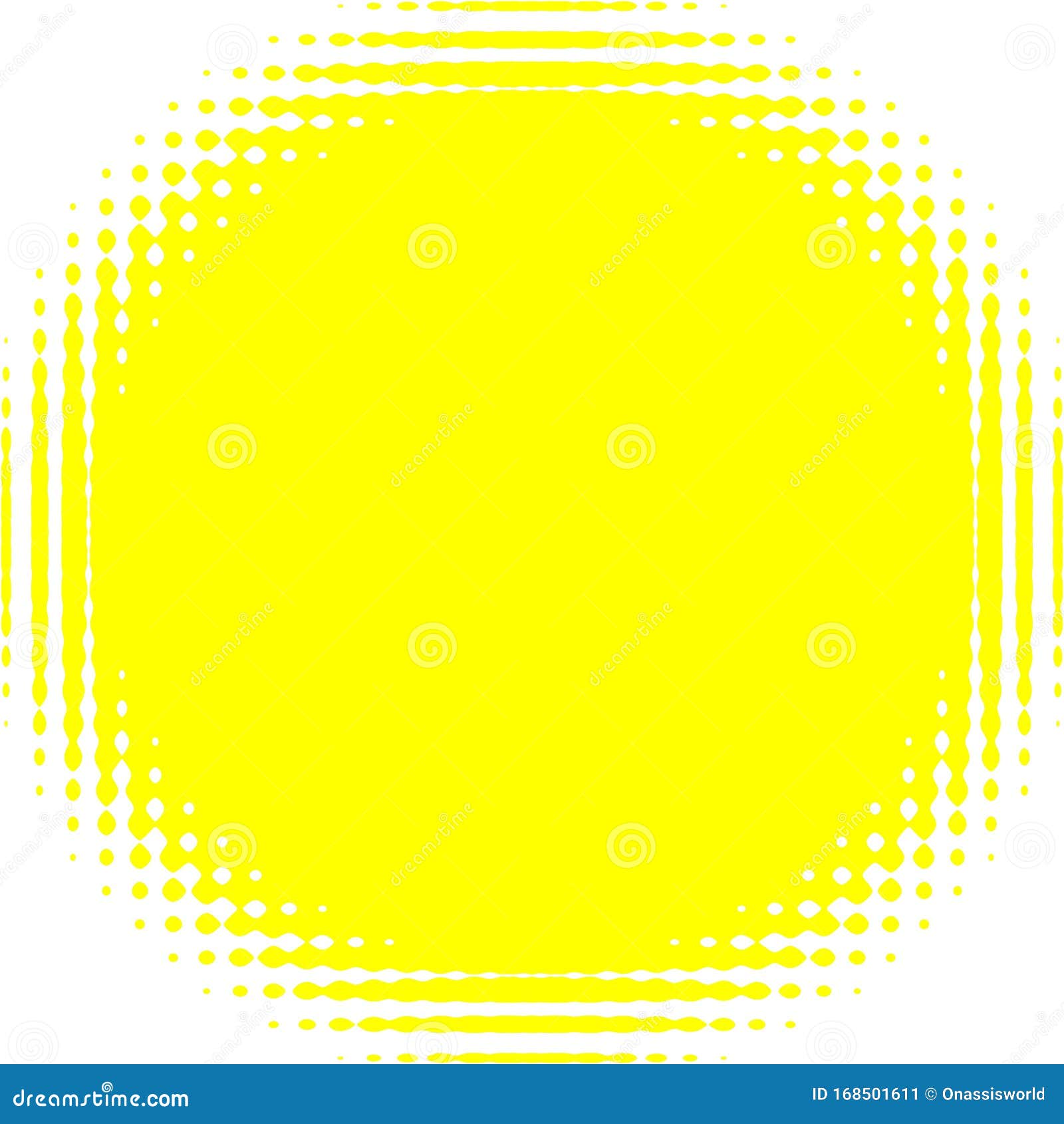 Yellow Circle Shape Label for Website Graphics Stock Image - Image of ...