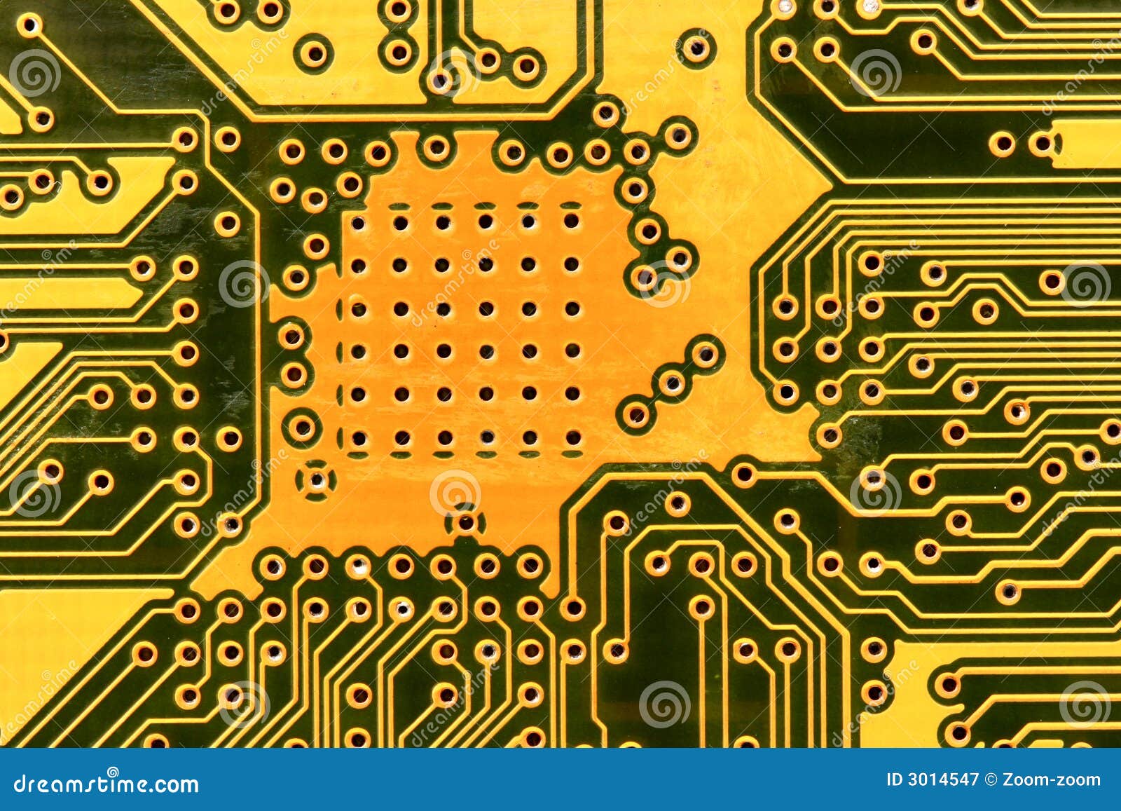 Yellow circuit board stock image. Image of background - 3014547
