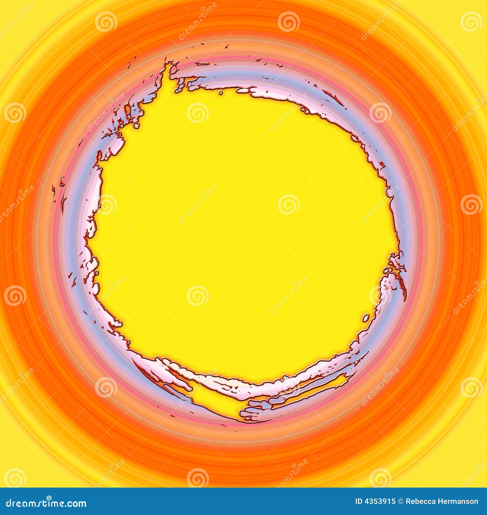 Yellow Circular Gradient stock illustration. Illustration of color ...