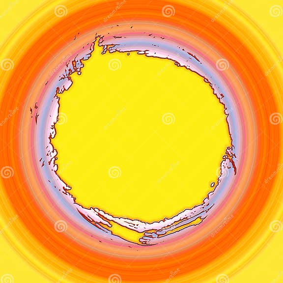Yellow Circular Gradient stock illustration. Illustration of color ...