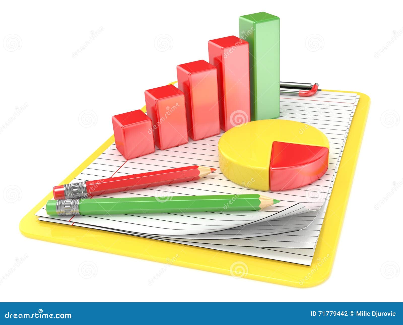 Clipboard And Charts Flat Icon. Round Colorful Button, Financial ... Clipboard And Charts Flat Icon. Round Colorful Button, Financial ...
